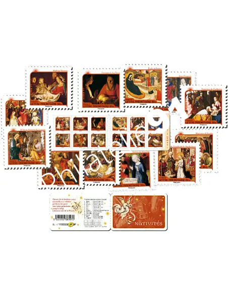 Carnet Nativité BC621 - Meilleurs voeux