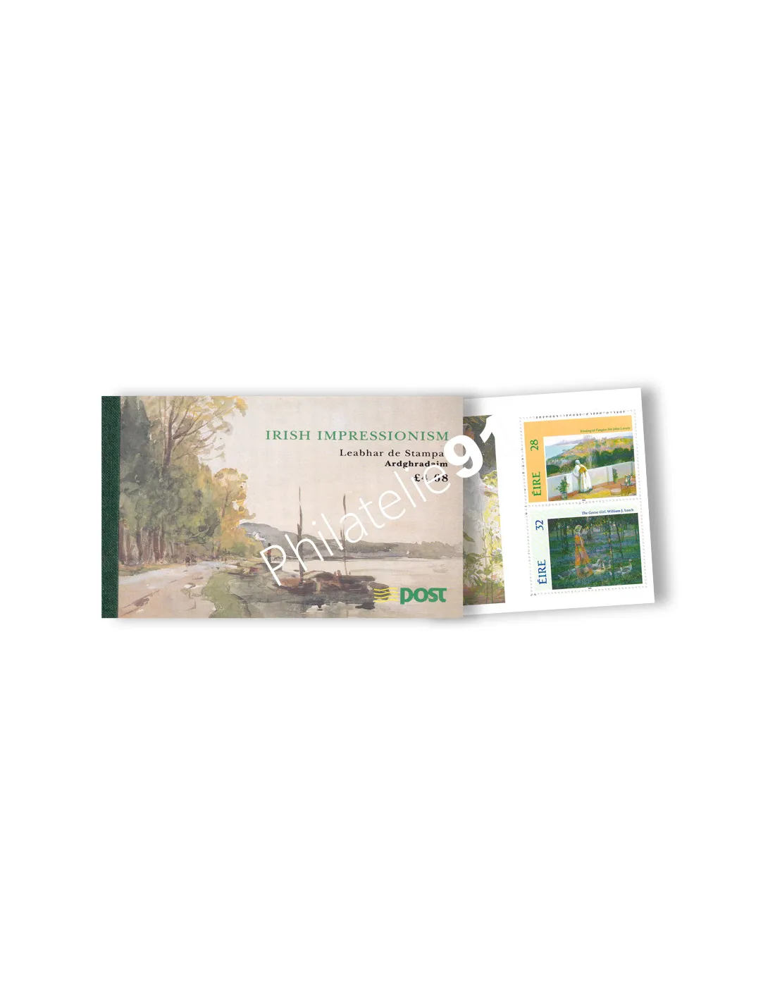 IRLANDE, Carnet de prestige n° 820, collection timbres Europe